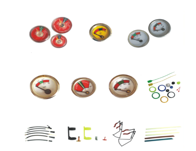 EPDM PVC Dry Powder Co2 Fire Extinguisher Horn And Hose Black Yellow