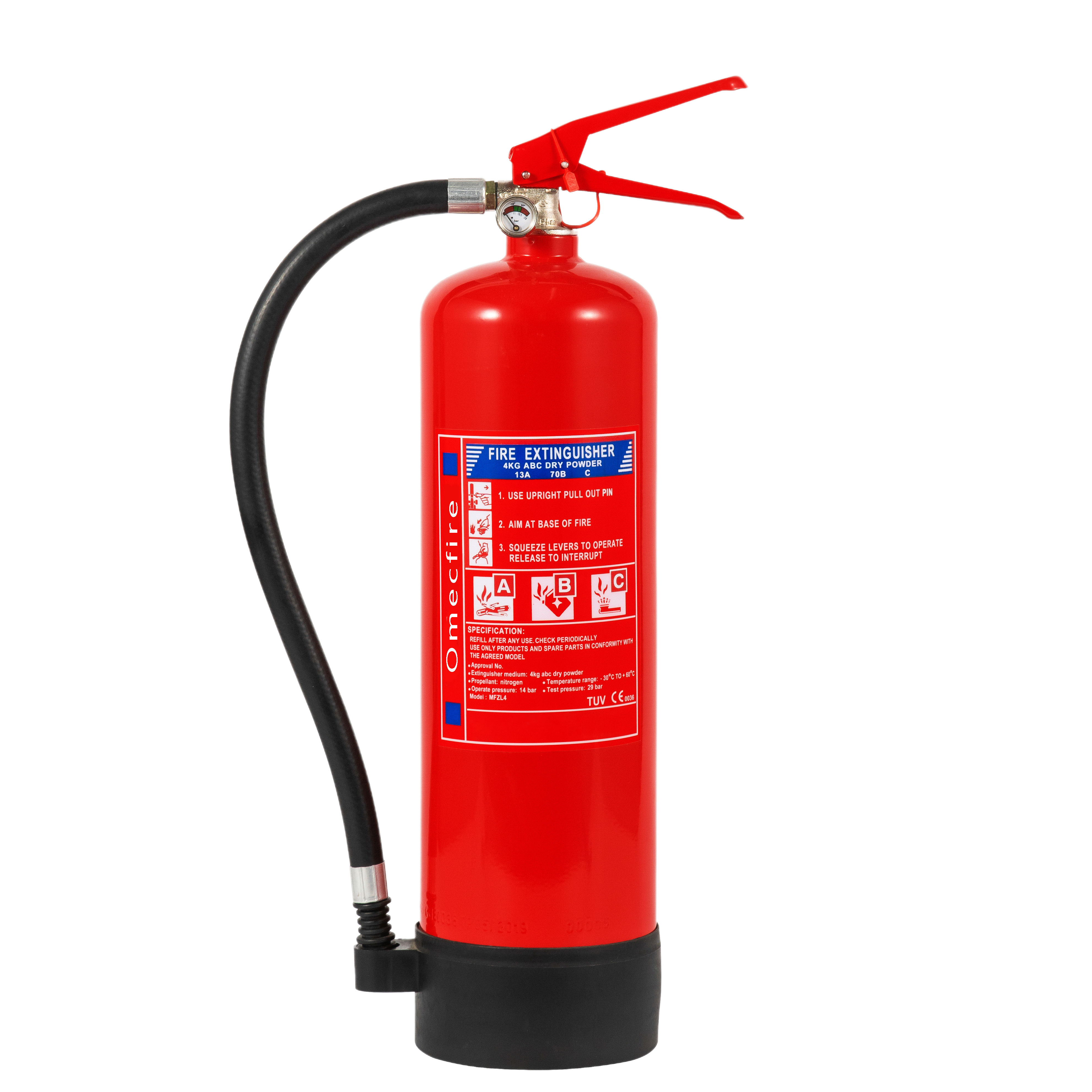 4kg ABC Dry Chemical Powder Fire Extinguisher CE Portable